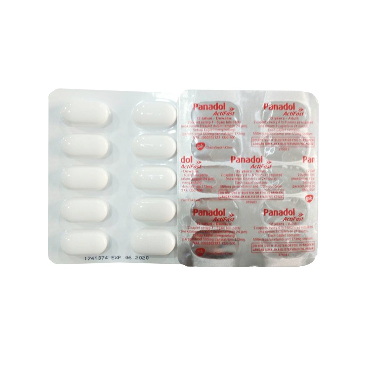 Panadol Actifast - 10 Tablet | Shopee Malaysia