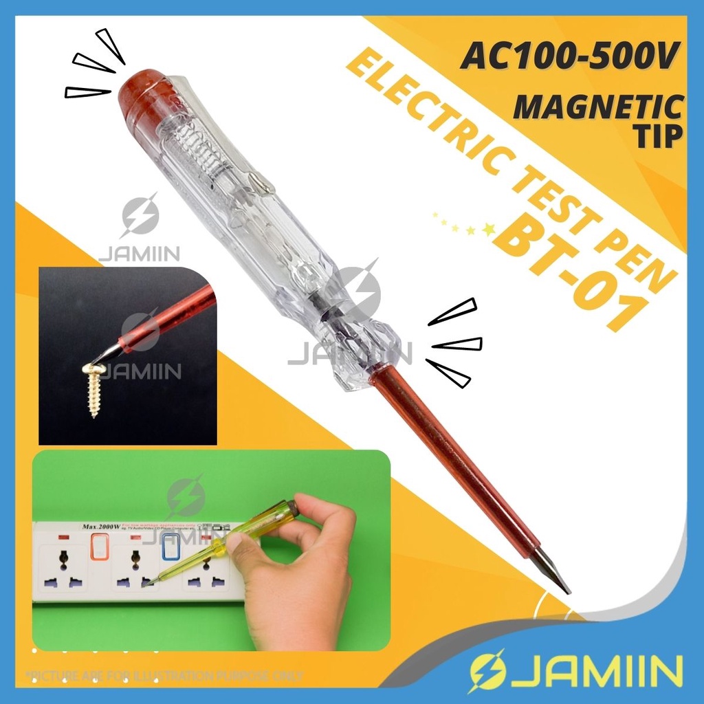 BREGNET BT -01 Test Pen Screwdriver Tools Test Pen Electrical Socket ...
