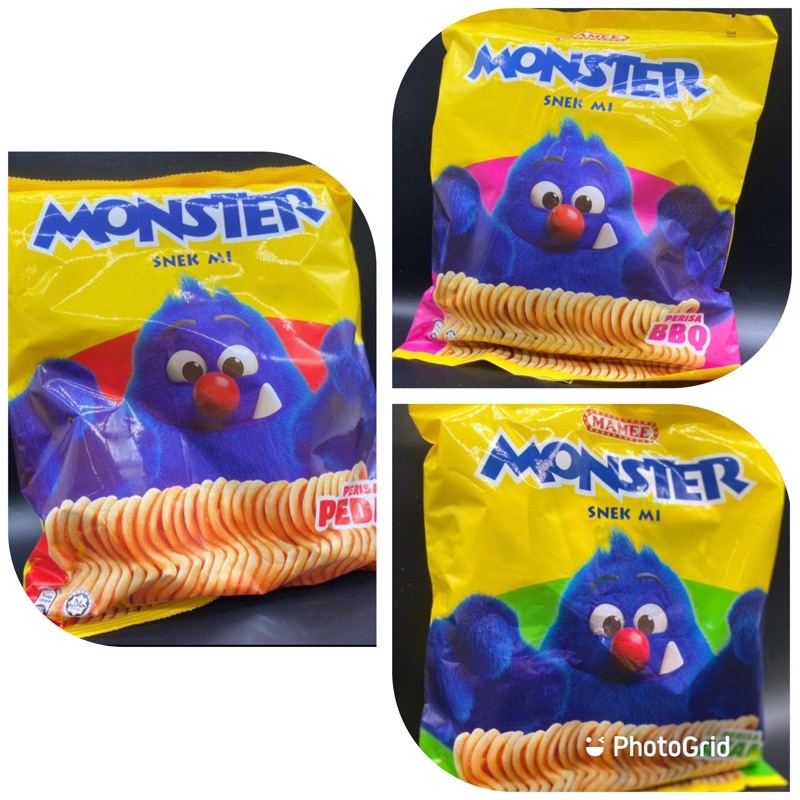 Mamee Monster Snek Mi 250g - Chicken/ BBQ/ Spicy | Shopee Malaysia