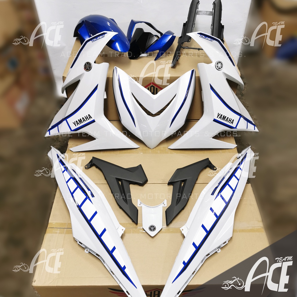 Coverset Y15 V1 V2 60th Anniversary Race Blue World GP Ysuku Y15V1 ...