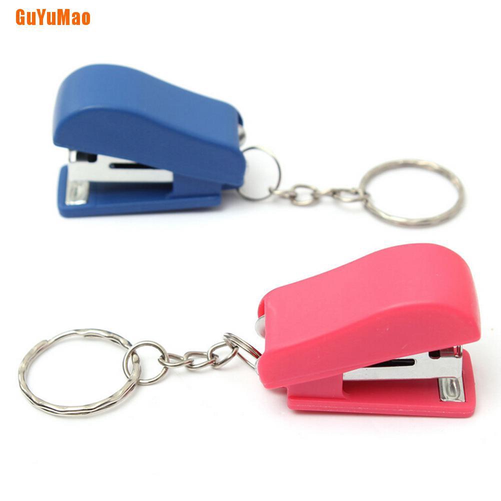 [cGUYU] Portable Keychain Mini Cute Stapler For Home Office School ...