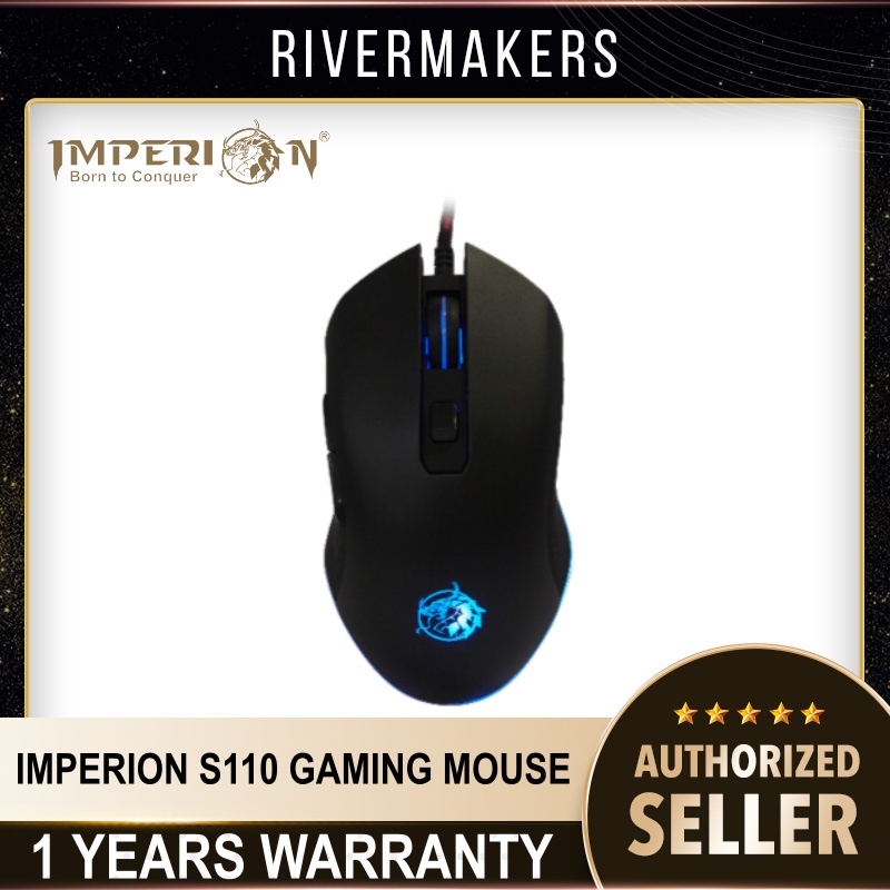 IMPERION S110 THE ELF WIRED USB RGB GAMING MOUSE WITH 3200 DPI / MACRO ...