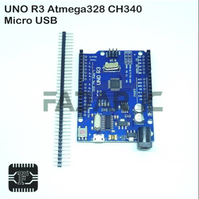 Arduino Uno R3 Atmega328P Ch340 With Micro Usb | Shopee Malaysia