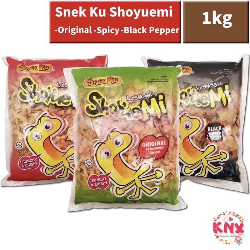 Snek Ku Shoyuemi Hot Spicy / Black Pepper / Original / Seaweed 1kg ...