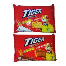 Tiger Energy Biscuit 144.4g Original/chocolate &Tiger 159g Susu Exp(7/ ...
