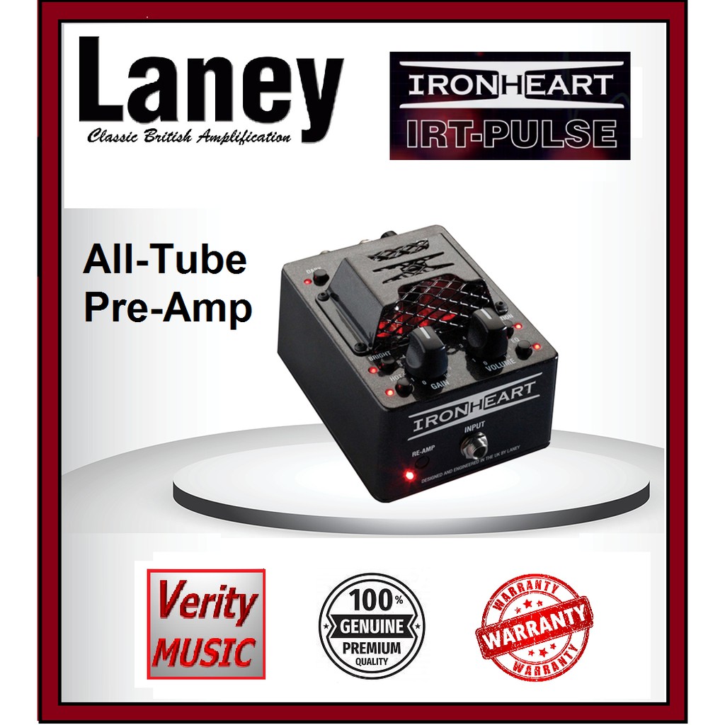 Laney Ironheart IRT-Pulse Tube Pre Amp & Digital Recording Interface ...