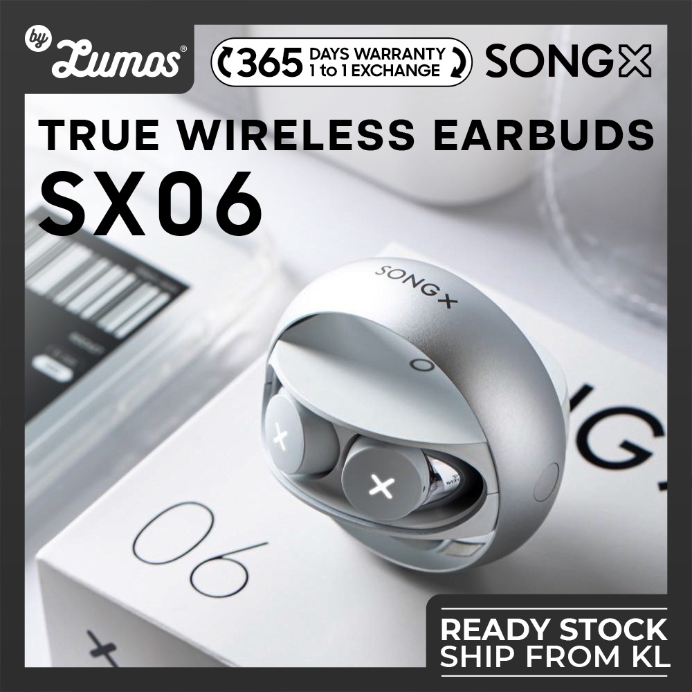SONGX True Wireless Earbuds SX06 IPX5 Waterproof Wireless Charging Long ...