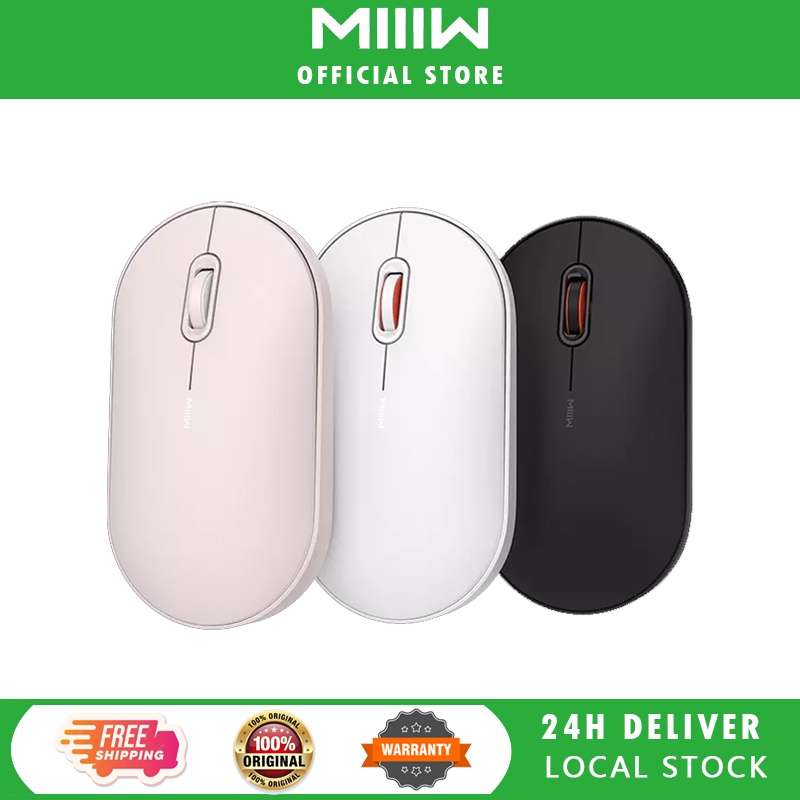 Xiaomi Miiiw air Mouse lite pebble mice Dual Mode Bluetooth 4.0/RF 2 ...