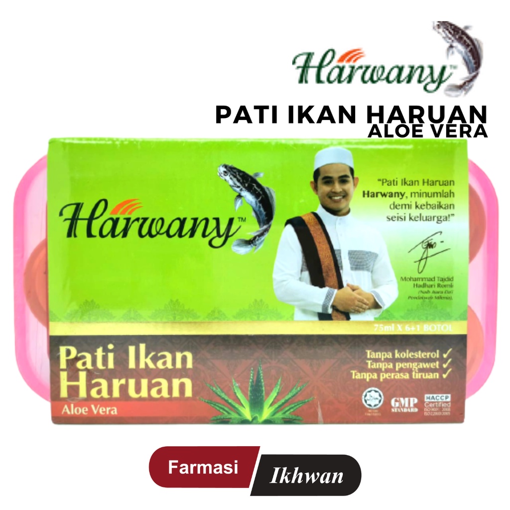 Harwany Pati Ikan Haruan Fish Essence (75ml x 7 Bottles) | Shopee Malaysia