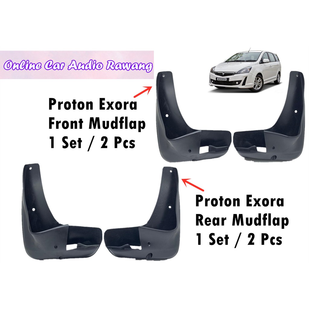 Proton Exora Front / Rear Mudflap - 1 set / 2 pcs | Shopee Malaysia