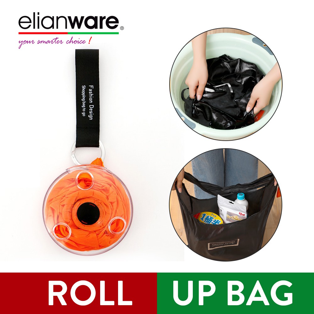 Portable Roll Up Waterproof Shopping Bag Travel Fashion Recycle Bag ...