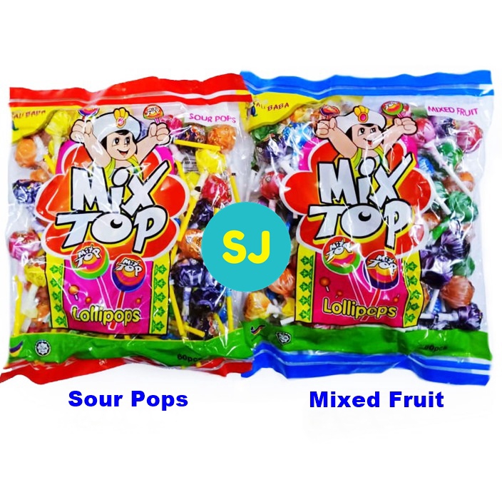Alibaba Mix Top Lollipops( Sour/Fruit) - 50 pieces | Shopee Malaysia