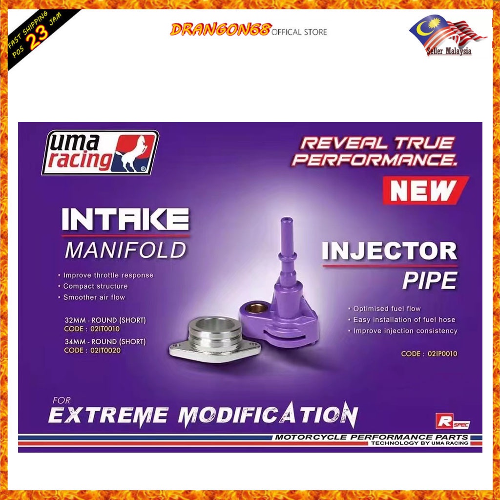UMA RACING INTAKE MANIFOLD / INJECTOR PIPE Y15ZR /UMA RACING INTAKE ...
