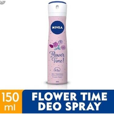 Nivea Flower Time Deodarant Spray For Her 150ml(scrathed and dented ...