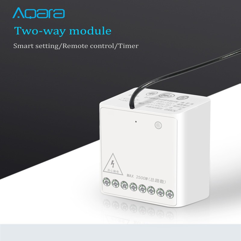 Aqara 2-way Module Control Double Channels AC Motor Wireless Controller ...