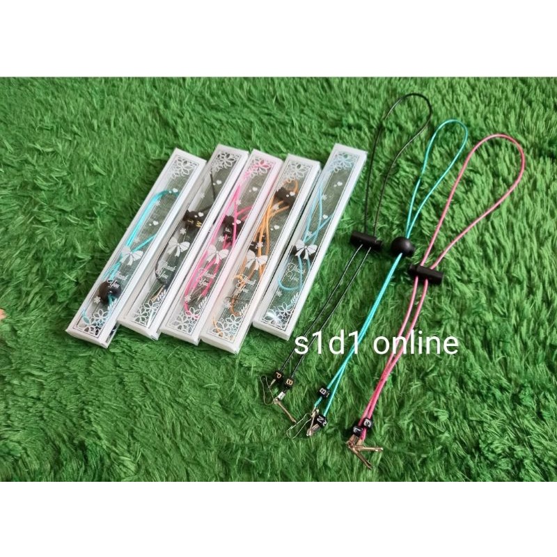 Colorful KOREAN ROPE MASK NECKLACE unique cute birthday circumcision ...
