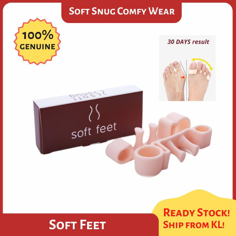 Soft Snug Soft Feet - Toes Corrector Feet Posture Corrector | Shopee ...