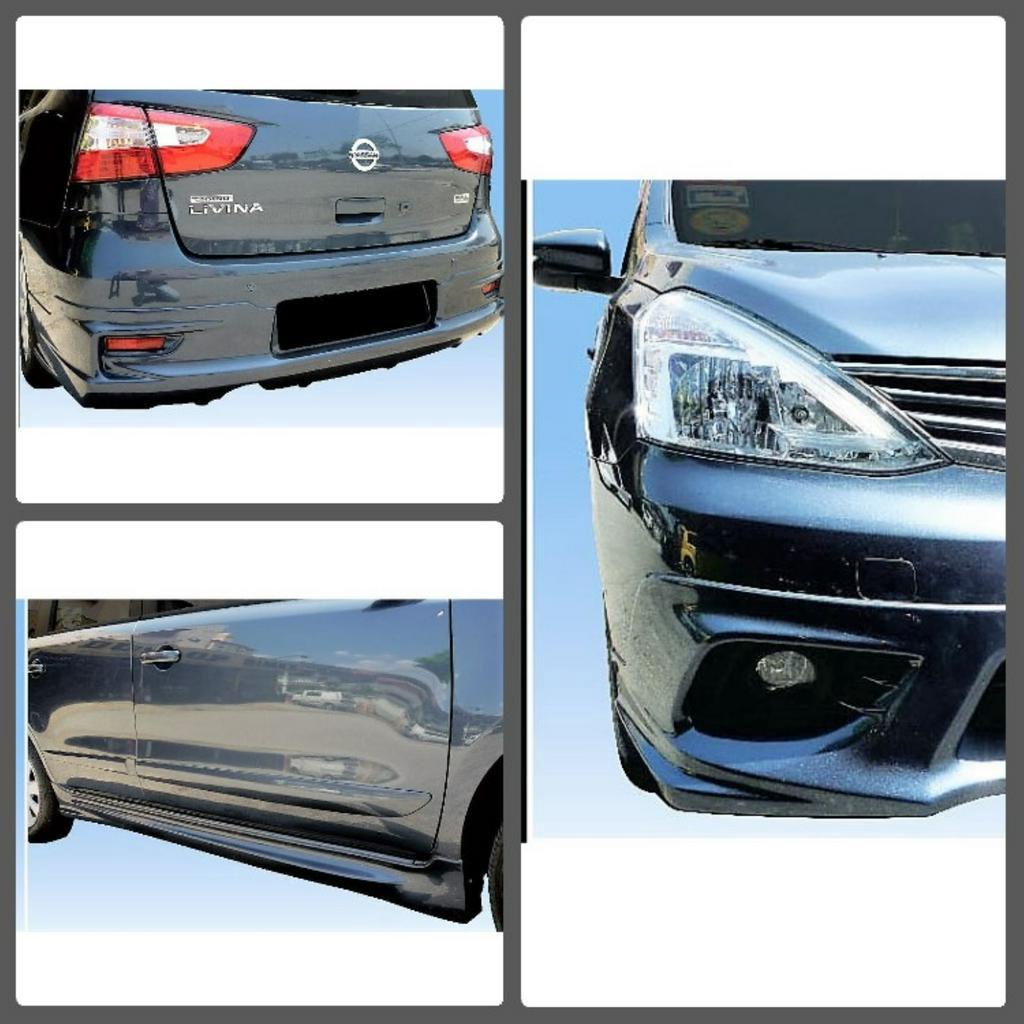 Nissan Livina 1st Generation L11 2014 Impul Skirting Body Kit ABS Reay ...
