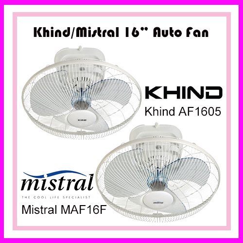 KHIND AF1601 / MISTRAL MAF16F 16" AUTO FAN | Shopee Malaysia