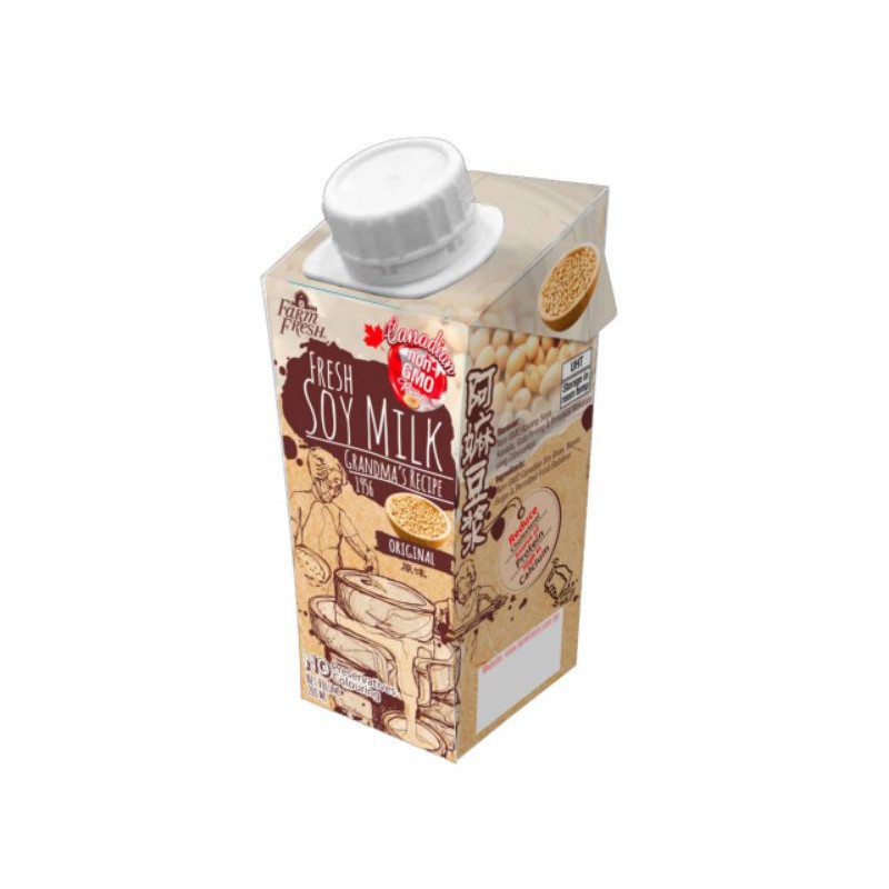FARM FRESH UHT SOY MILK 200ML x 6btl | Shopee Malaysia