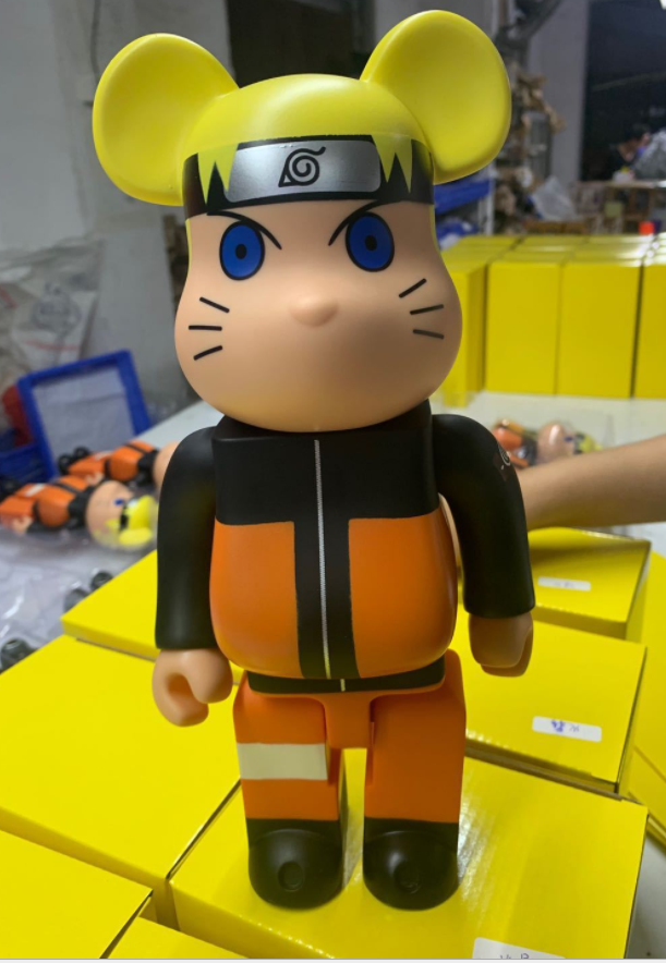 Japan original single bearbrick violent bear figure figure Naruto ...