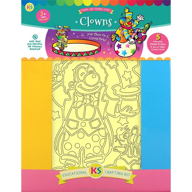 Sand Art *Theme Park* - CLOWNS - Educational Crafting Kids - Clowns on ...