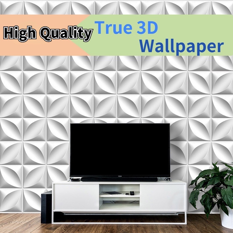AOUBOU Strong Glue Thick PVC Wall Paper 3D Brand New PVC 3D Wallpaper ...