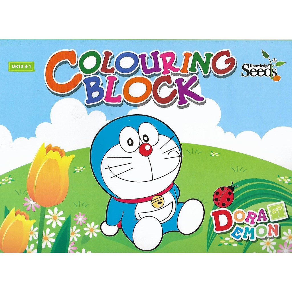 TOAD BOOKS : DORAEMON COLOURING BLOCK ( DR10 B ) | Shopee Malaysia