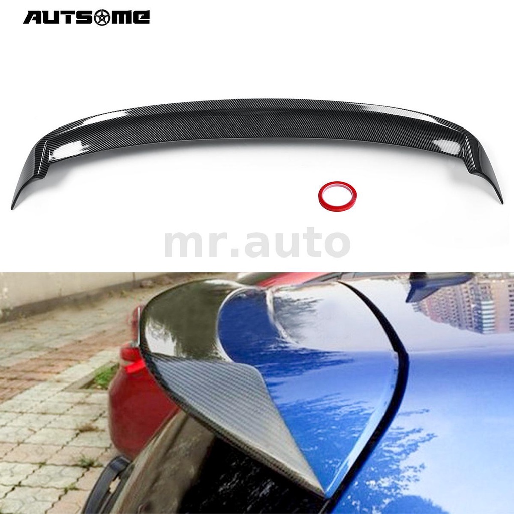 For VW Golf 6 VI MK6 R20 GTI Carbon Filber Style Rear Roof Spoiler Boot ...