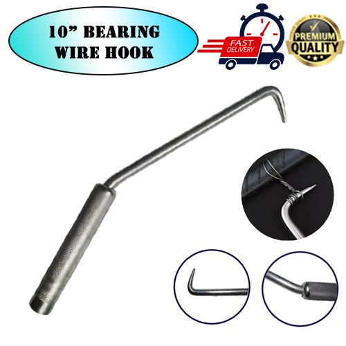 10” Wire Twister Tie Hook Tieing-Up Hook Rebar Wire Tie Tool | Shopee ...