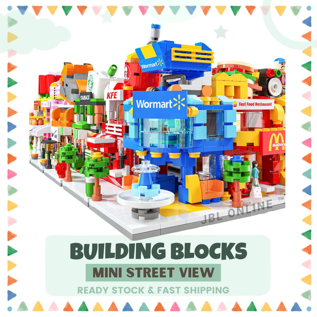 Lego Toys Sembo Block Mini Street Sembo Block Building Blocks Lego ...