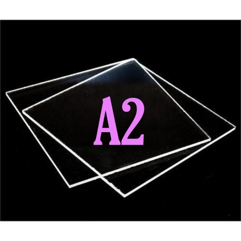 Colors A2 Size Acrylic Blank Wedding Welcome Board Sign, Papan Kosong ...