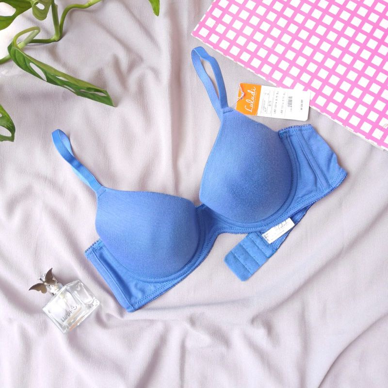 Cl LULUDI BY WACOAL WOMEN'S BRA PLAIN COTTON WIRE 34B 36B | Shopee Malaysia