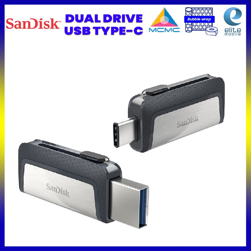 Pendrive SanDisk Ultra Dual Flash Drive Type-C (32GB/64GB/128GB) OTG ...