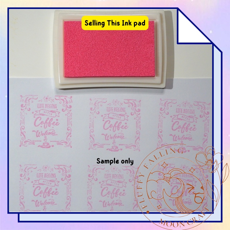 [Buy3Get5%]Fluff's Single Color Ink Pad Stamp Pad Ink Cop Stamp Ink 印泥 ...