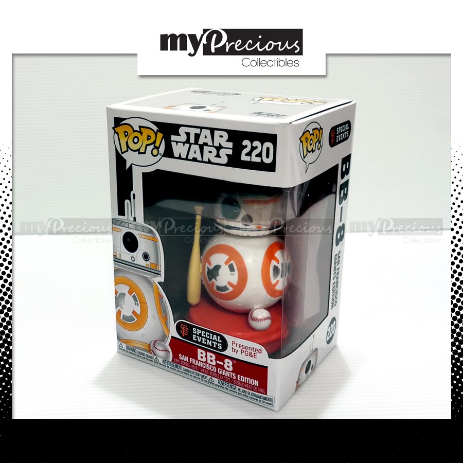 Funko Pop Star Wars 220 BB-8 BB8 with Baseball Bat San Francisco Giants ...