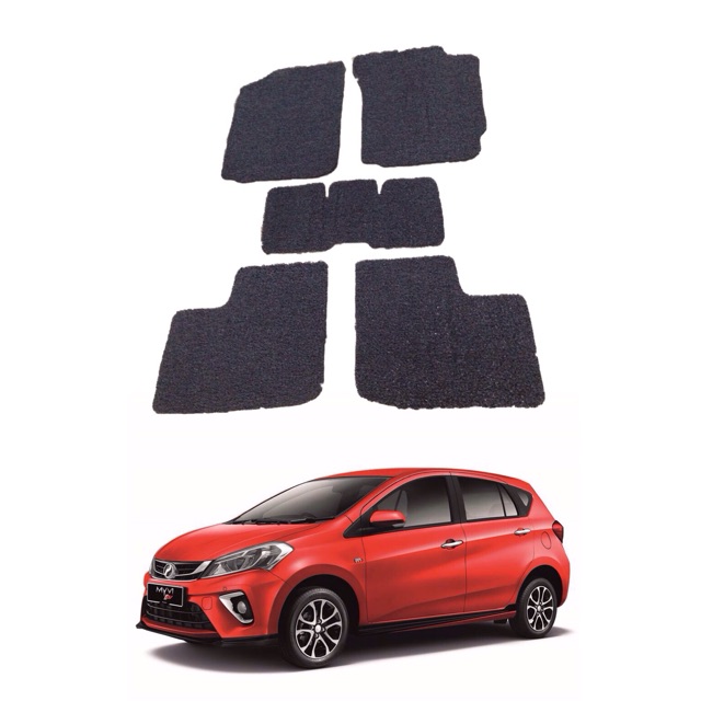perodua myvi customized coil mat carpet kereta | Shopee Malaysia
