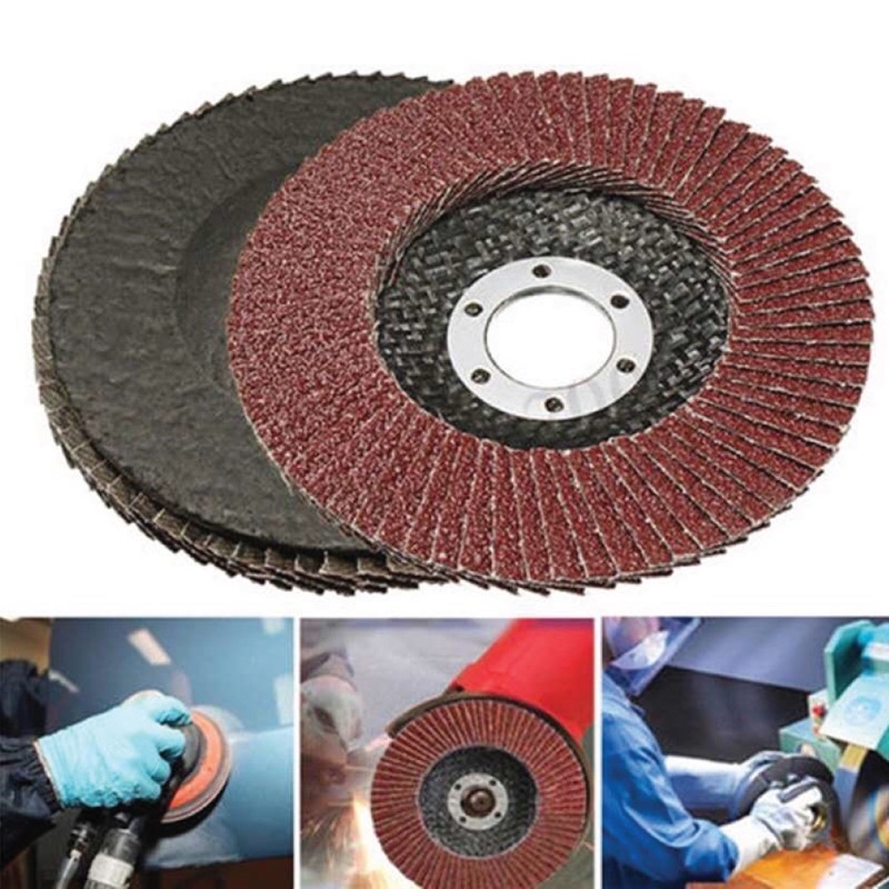 🔥🔥BIG SALES🔥🔥[1Pcs] Magic Flap Disc Red Wheel Wood Steel Stainless ...