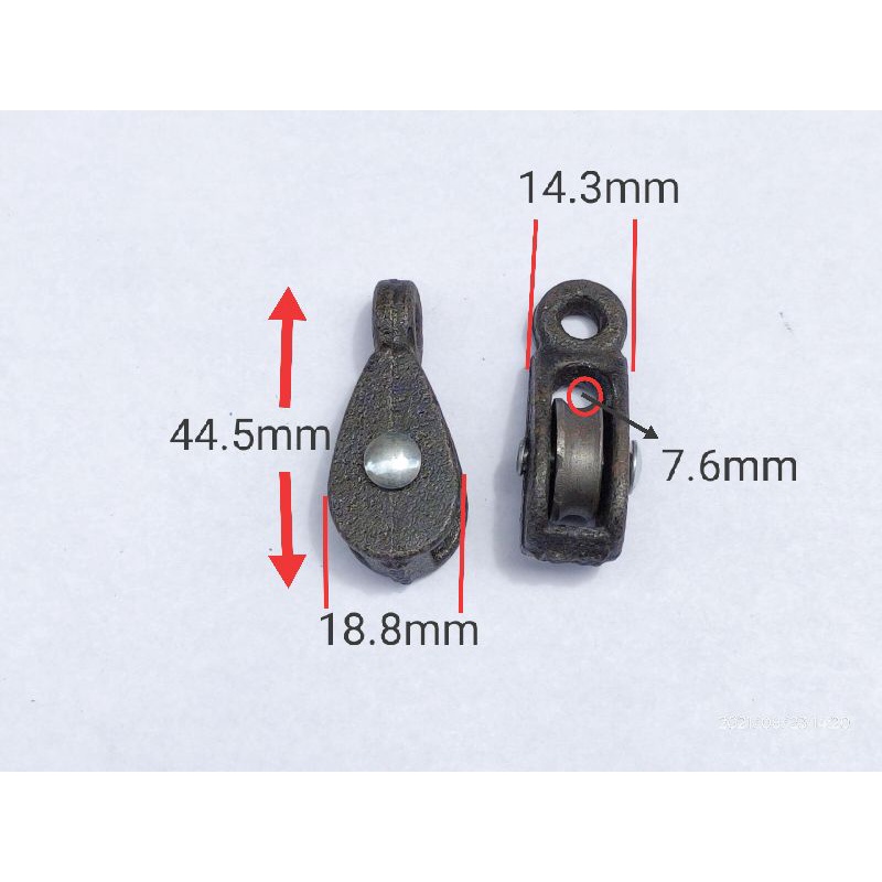 Single Sheave Cast Iron Steel Pulley Bearing Lifting Block /Takal Besi ...