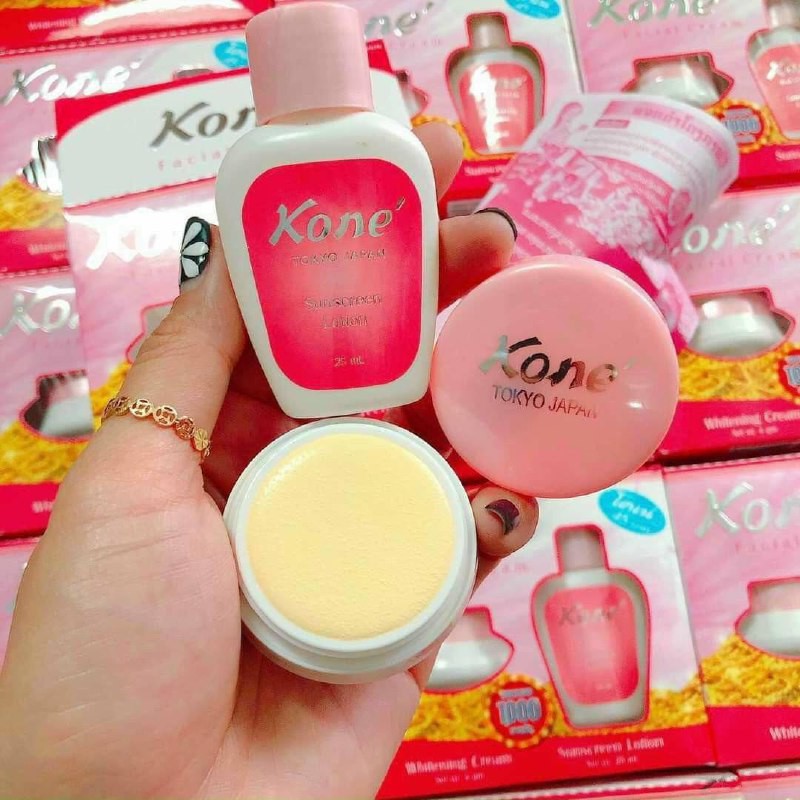 KONE FACIAL CREAM SET (new packaging RED STICKER) | Shopee Malaysia