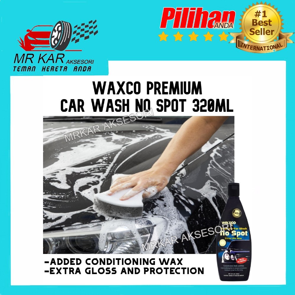 No Spot Waxco Premium Car Wash Shine Like New (320ml) | Shopee Malaysia