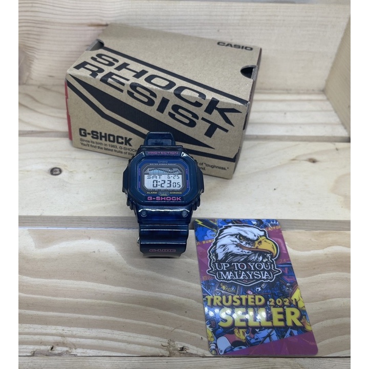 Casio G-Shock G-LIDE GLX-5600C Blue Jelly | Shopee Malaysia