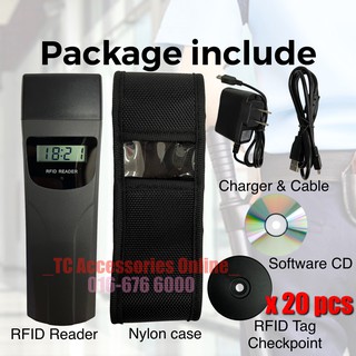RFID Guard Tour System / Guard Clocking System FREE 20 PCS Checkpoint ...