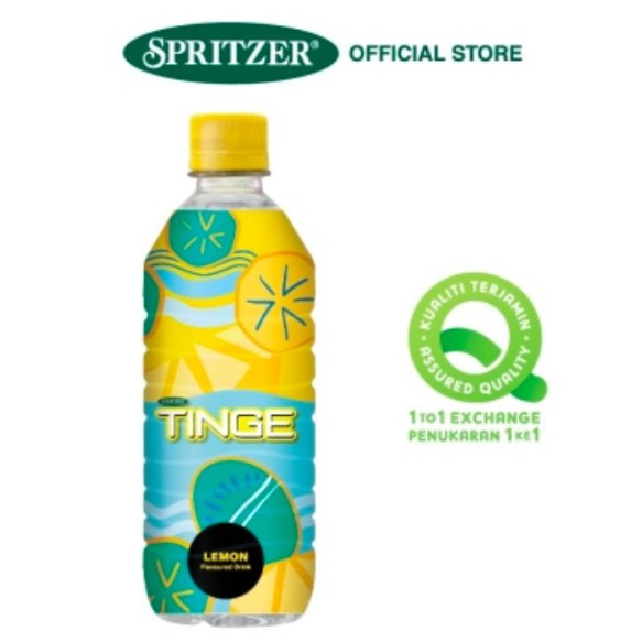 SPRITZER - TINGE "Fruit Fusion / Mango Tango / Grape / Lemon" Flavoured Drink (500ml x 1 ...