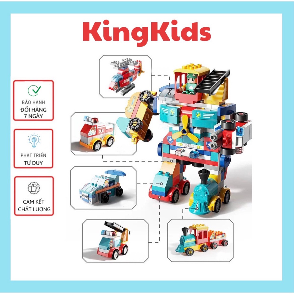 Lego FELLO DUPLO Robot set 195 pieces to assemble KingKids car ...