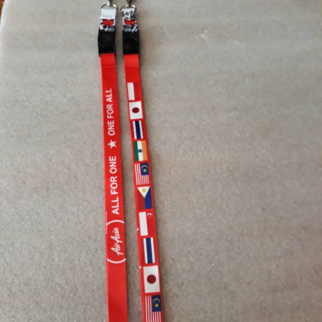 Lanyard Premium id AirAsia flag | Shopee Malaysia