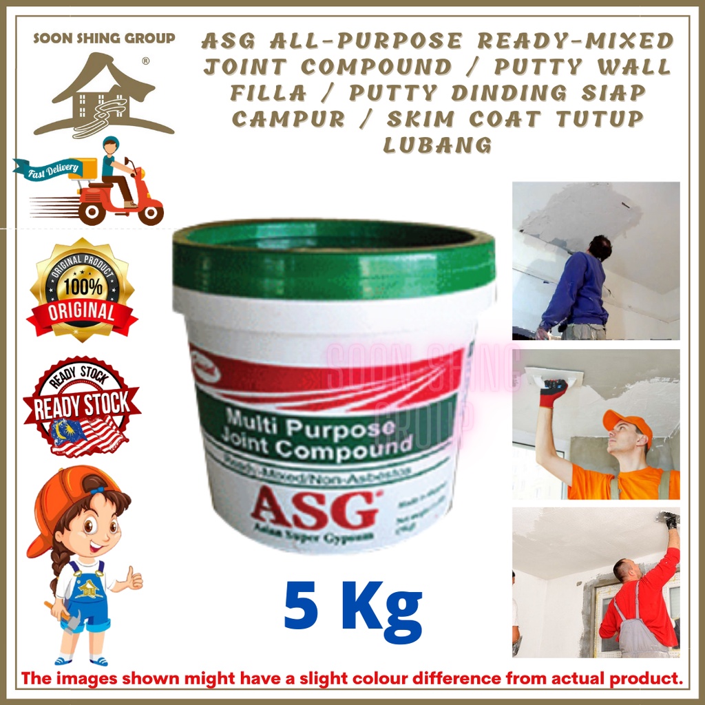ASG All-Purpose Ready-Mixed Joint Compound / Putty Wall Filler / Putty ...