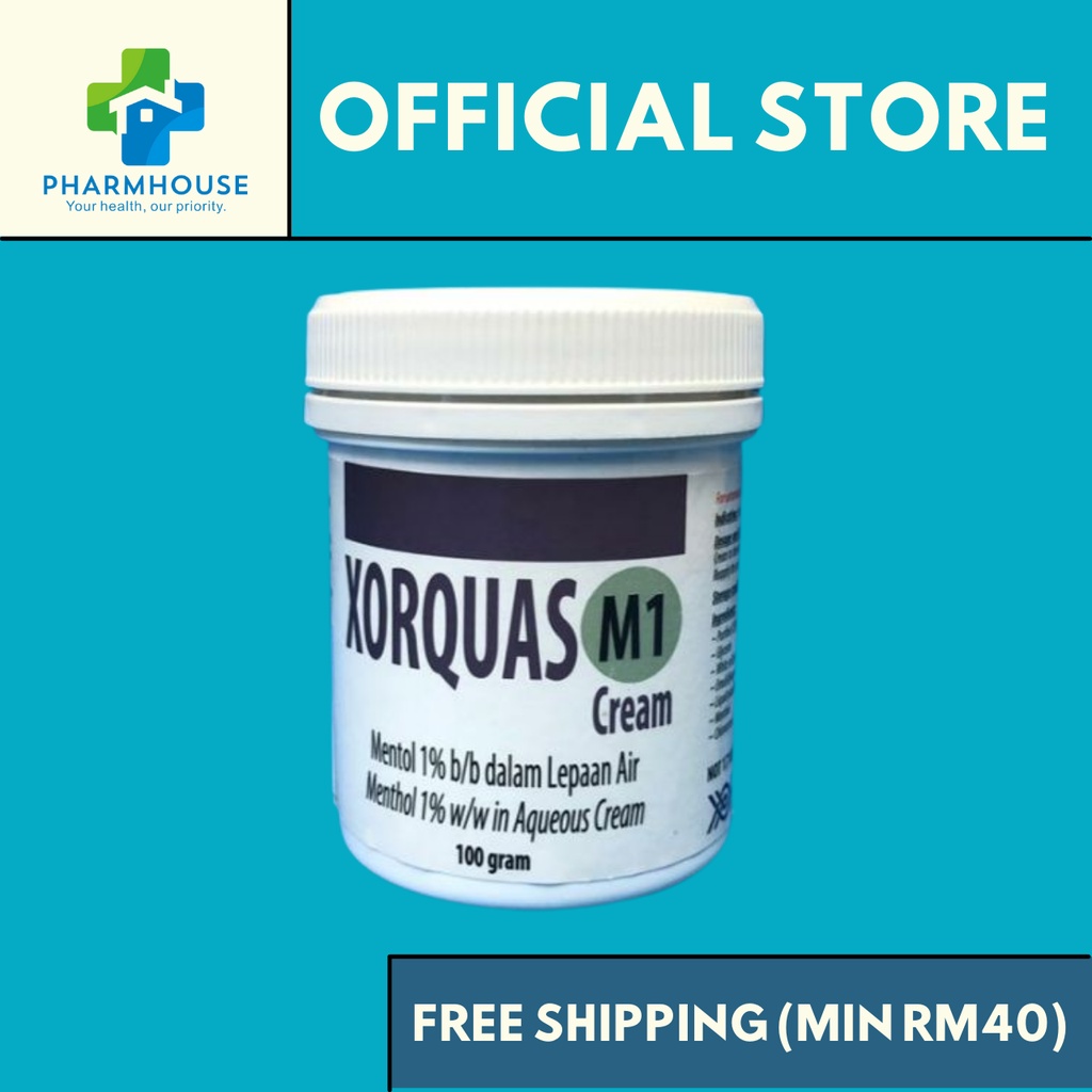 XORQUAS CREAM M1 / M5 100G (WITH MENTHOL) | Shopee Malaysia