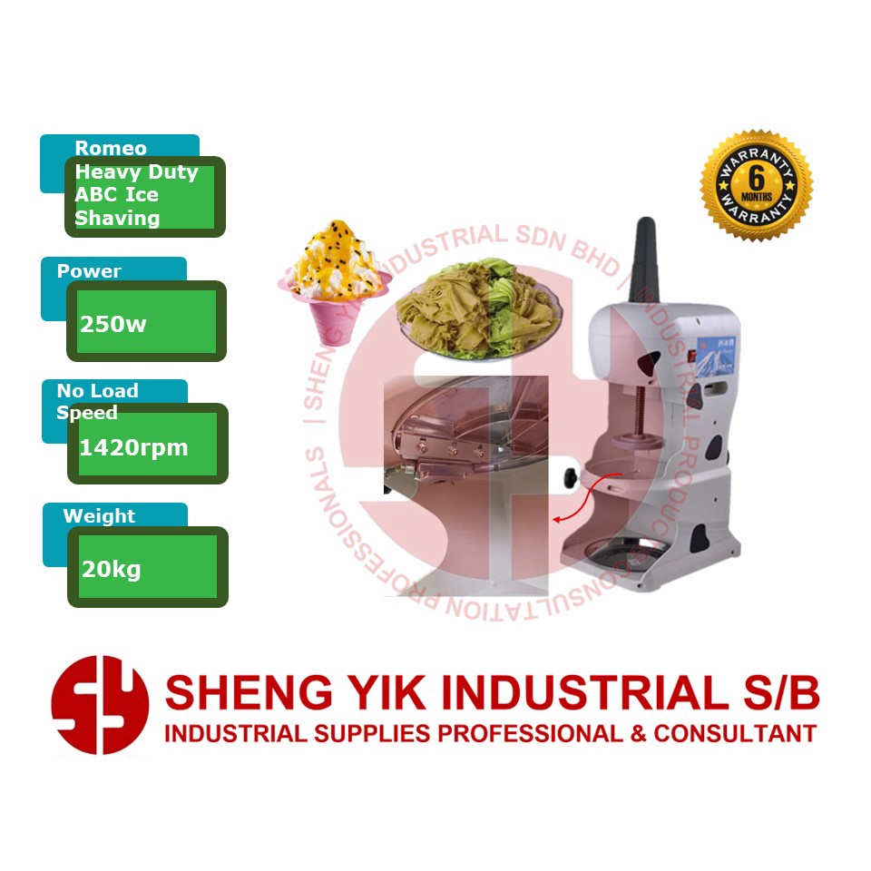 SYI Romeo Taiwan Design Heavy Duty ABC Ice Shaving Machine | Shopee ...