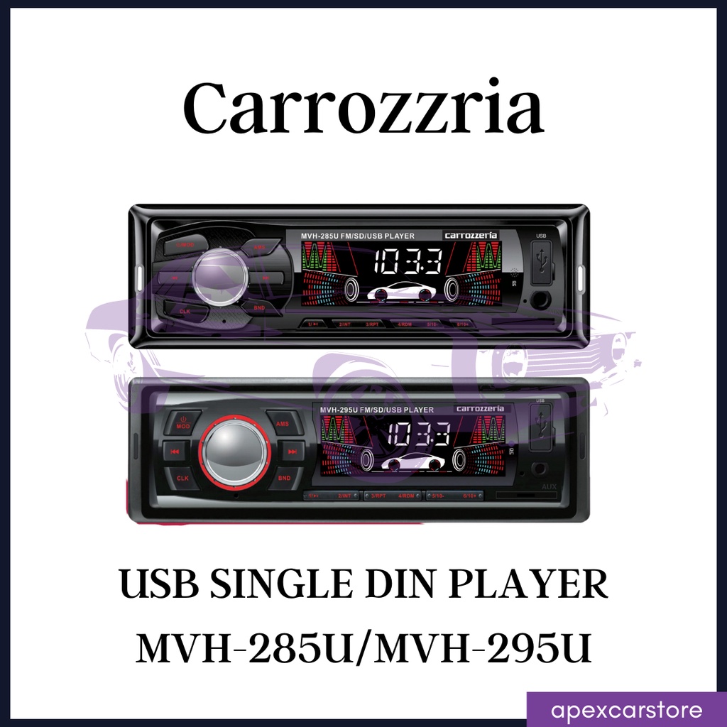 Carrozzeria Player USB PLAYER MVH-285U MVH-295U USB + FM PLAYER ...